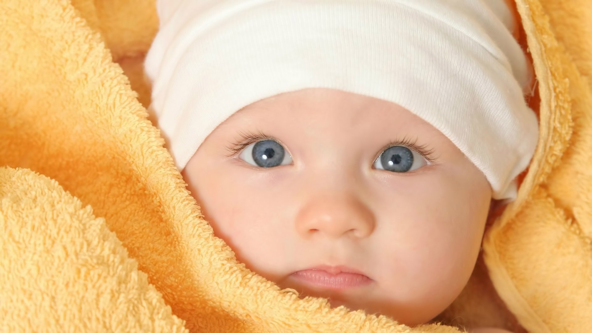 Cute Baby with Blue Eyes - HD Wallpaper | 2560x1440 | Wallpaper Abyss