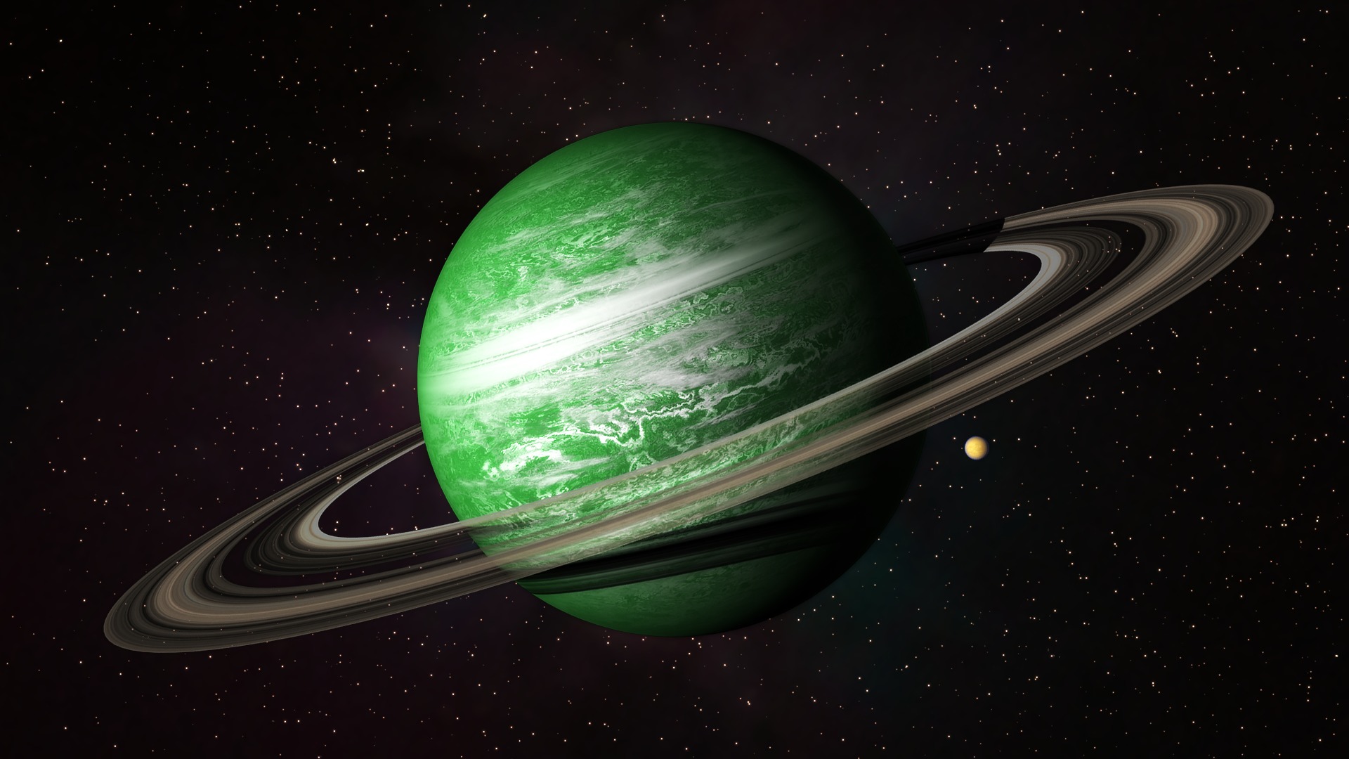 Sci Fi Planetary Ring HD Wallpaper