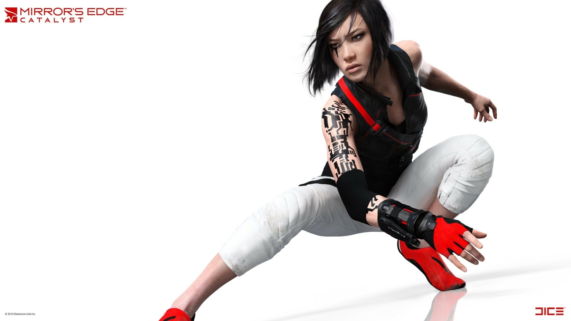 Faith Connors in Action: Mirror's Edge Catalyst HD Wallpaper