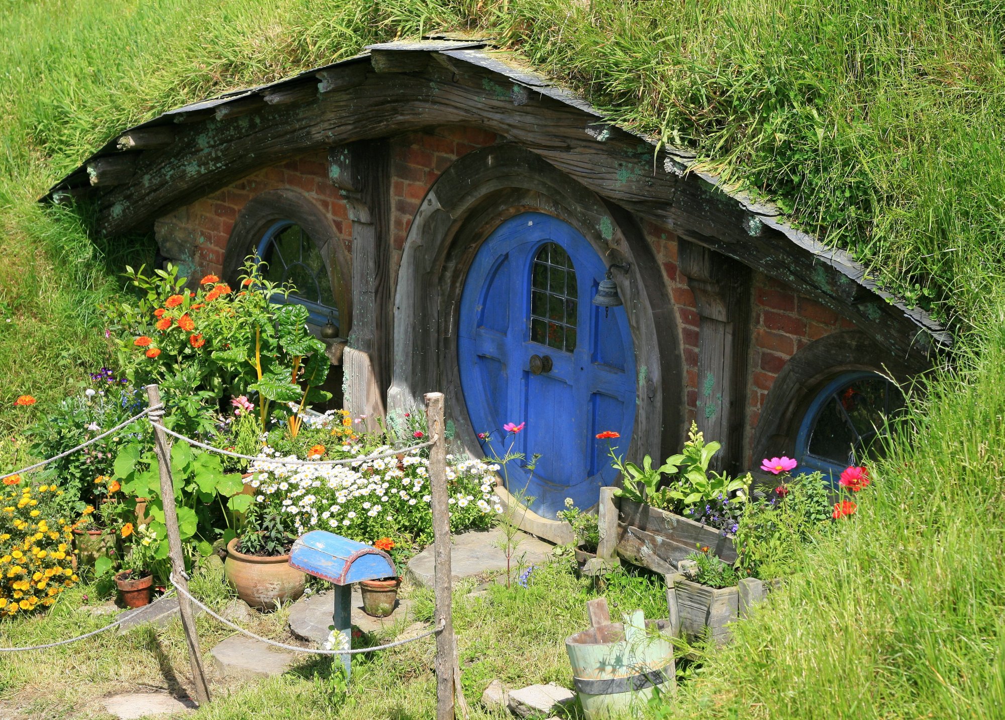 Hobbit Hole Wallpaper