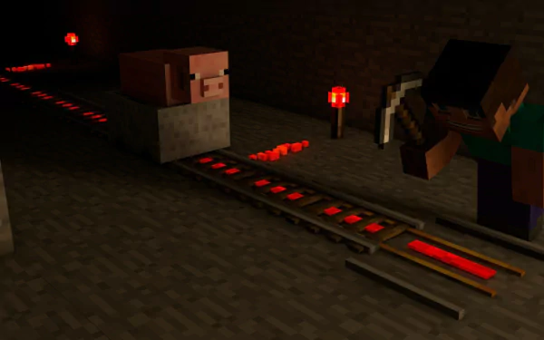 Minecraft Steve Resting HD Wallpaper