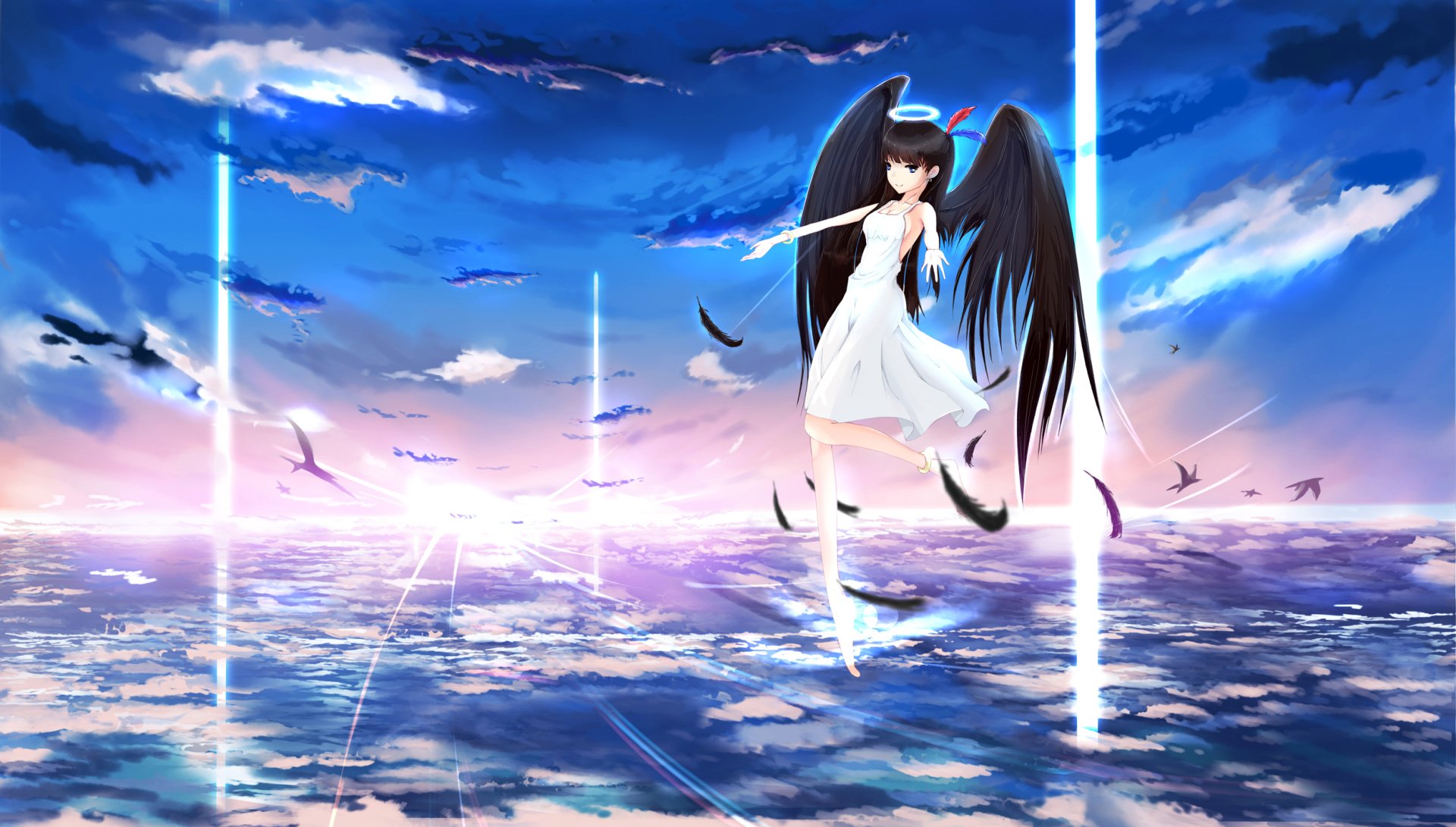 Download Anime Angel Anime Angel HD Wallpaper by 一筆