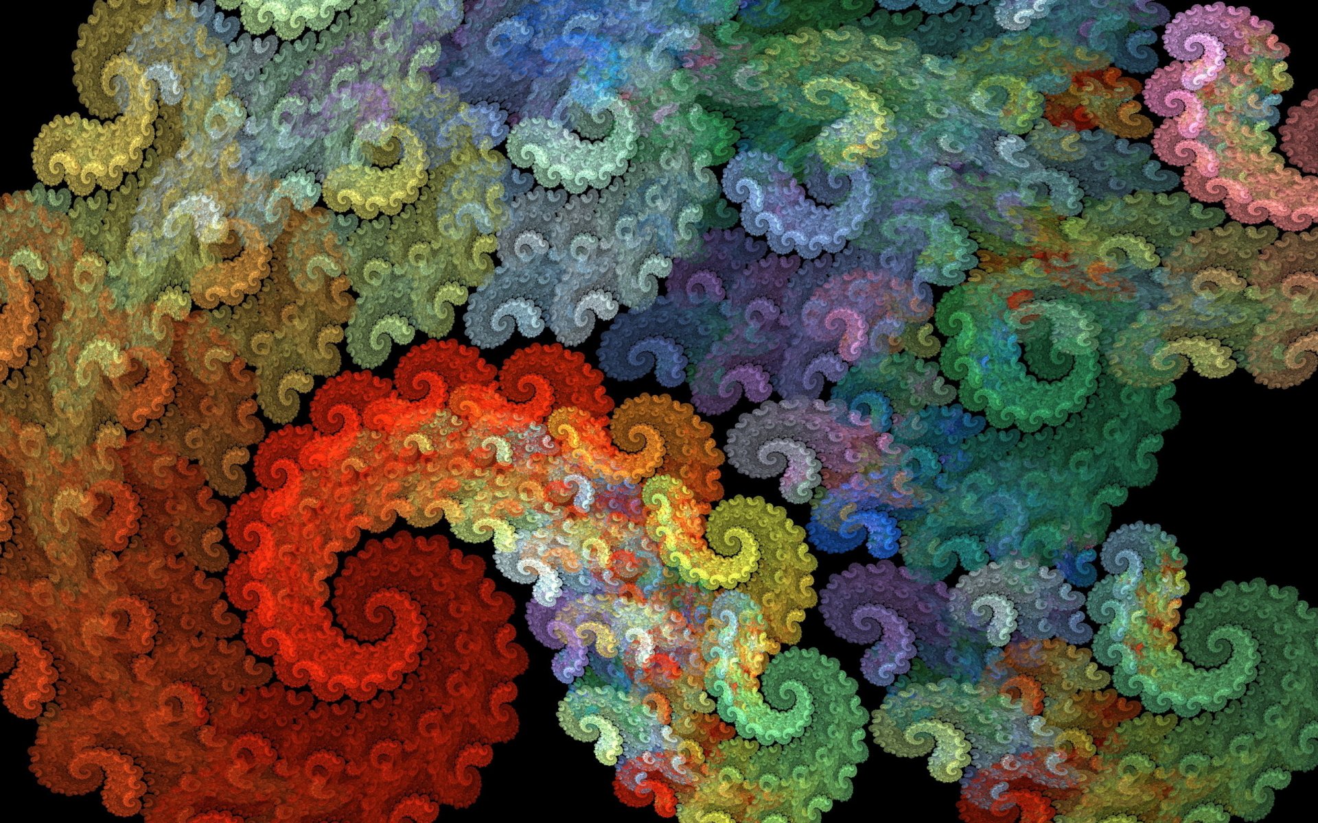 Download Colorful Colors Abstract Fractal HD Wallpaper