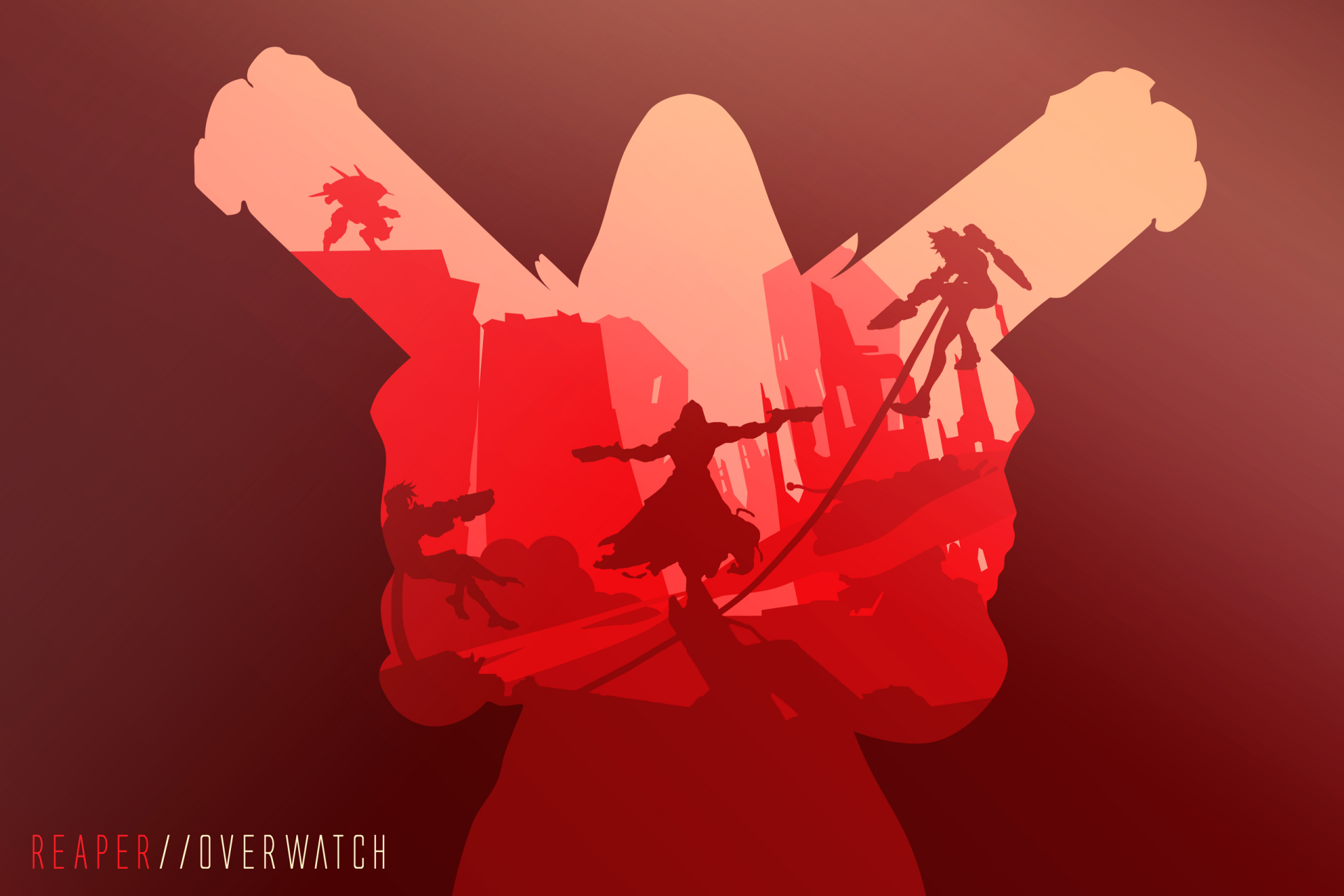 Reaper from Overwatch - Stunning HD Wallpaper by Mishudo