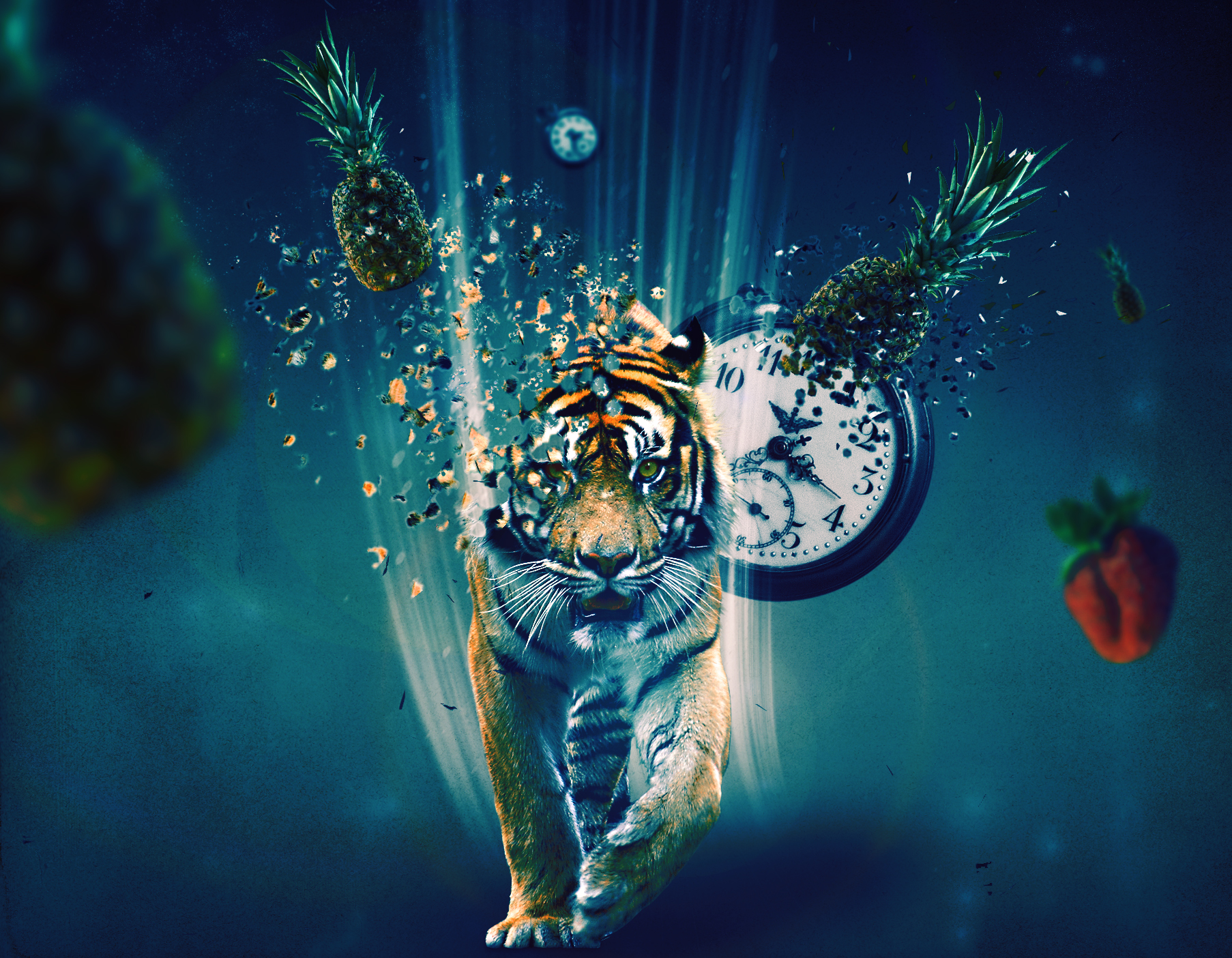 Download Fantasy Tiger Wallpaper by moeyart