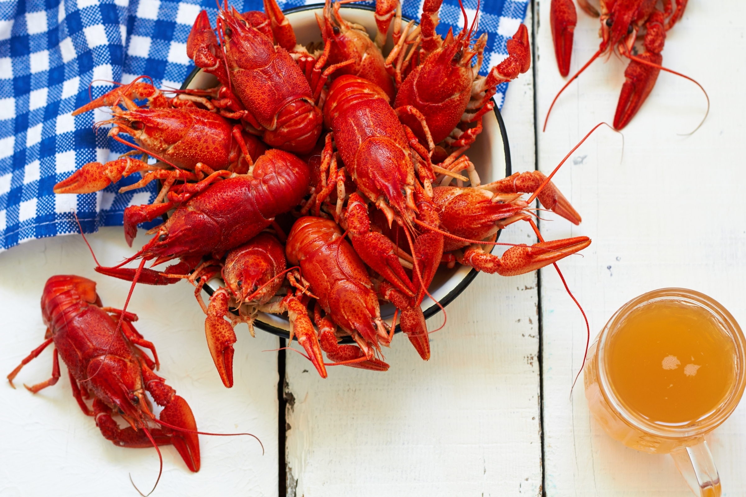 Download Food Crawfish HD Wallpaper