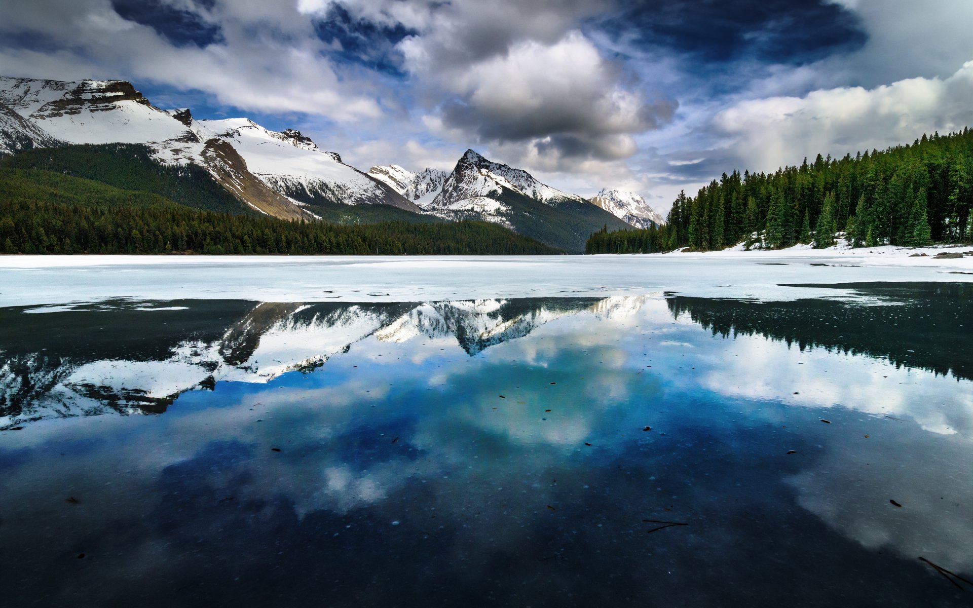 Download Landscape Cloud Nature Mountain Lake Reflection HD Wallpaper