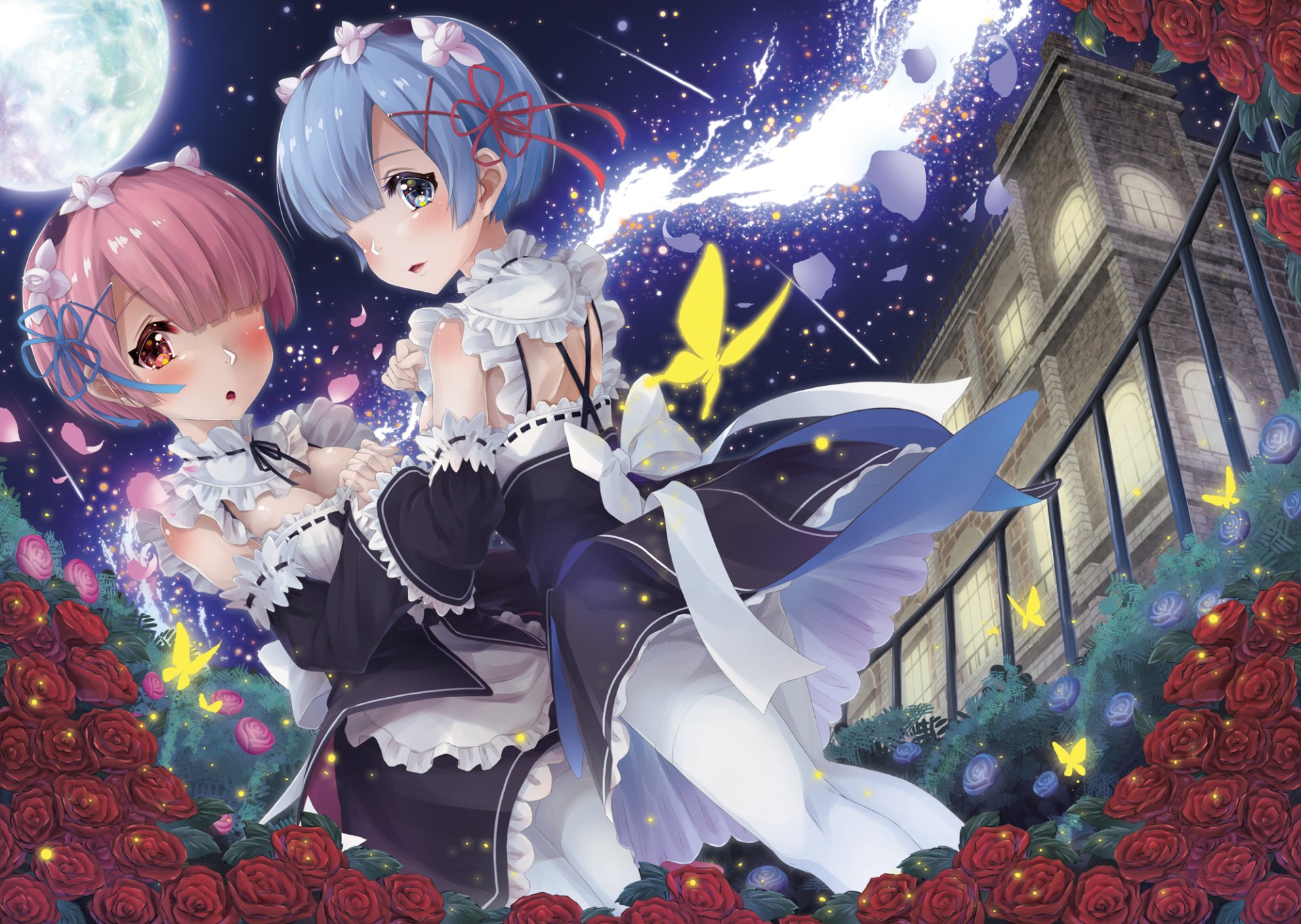 HD Wallpaper of Ram and Rem from Re:Zero - Starting Life in Another ...