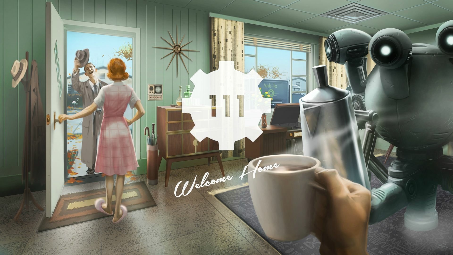 Vault 111 HD Wallpaper – Welcome Home to Fallout 4's Iconic Shelter