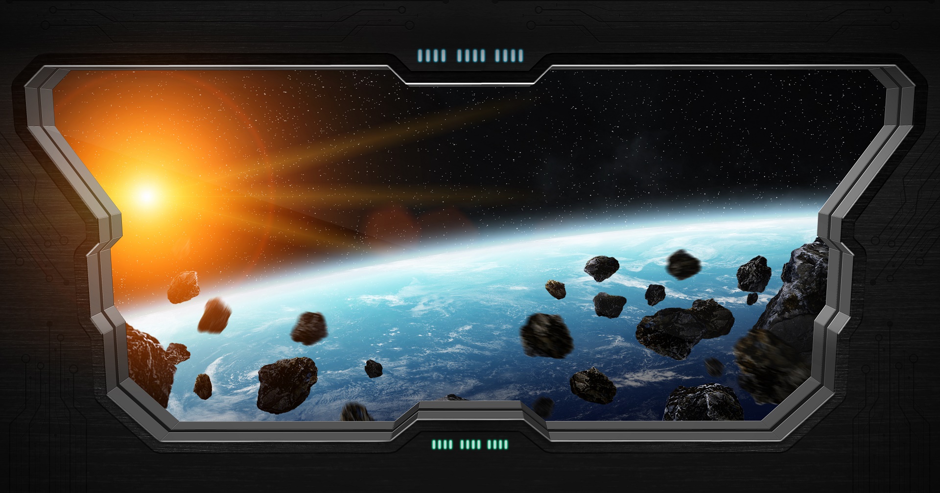 Spaceship Window Wallpaper