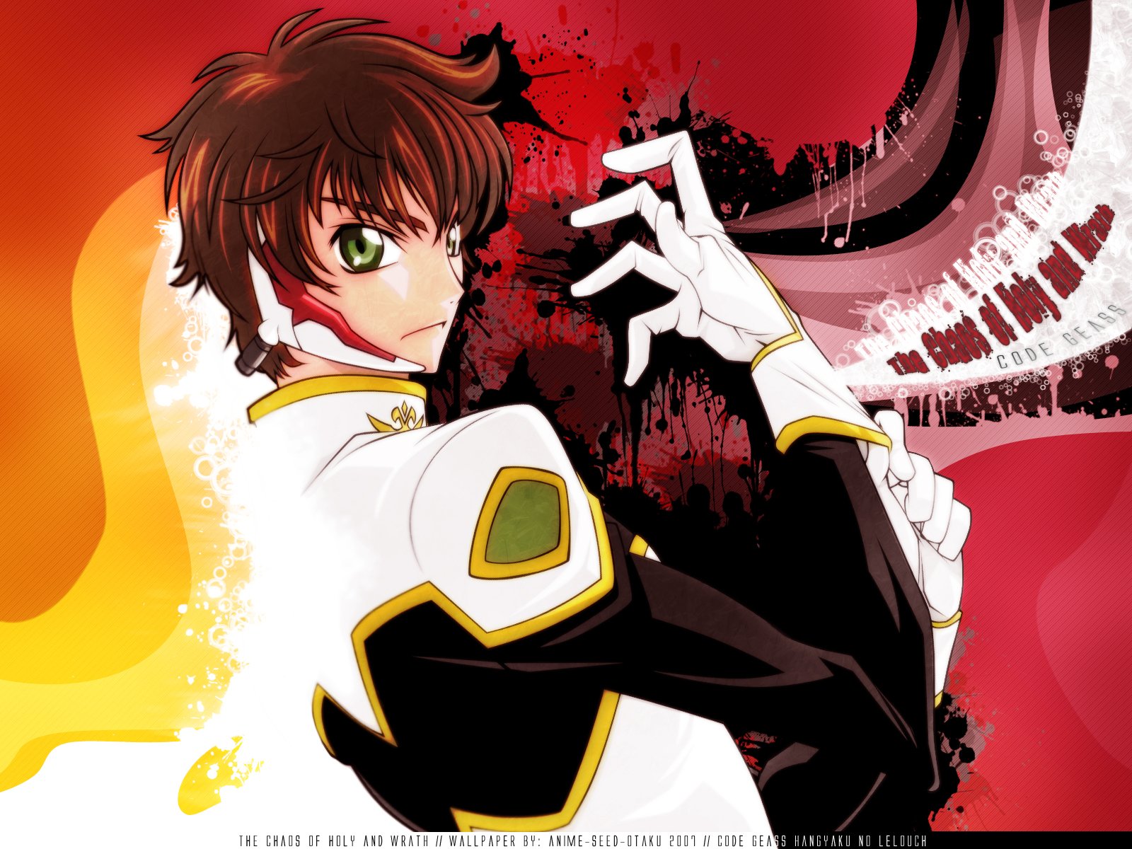 Download Suzaku Kururugi Anime Code Geass Wallpaper