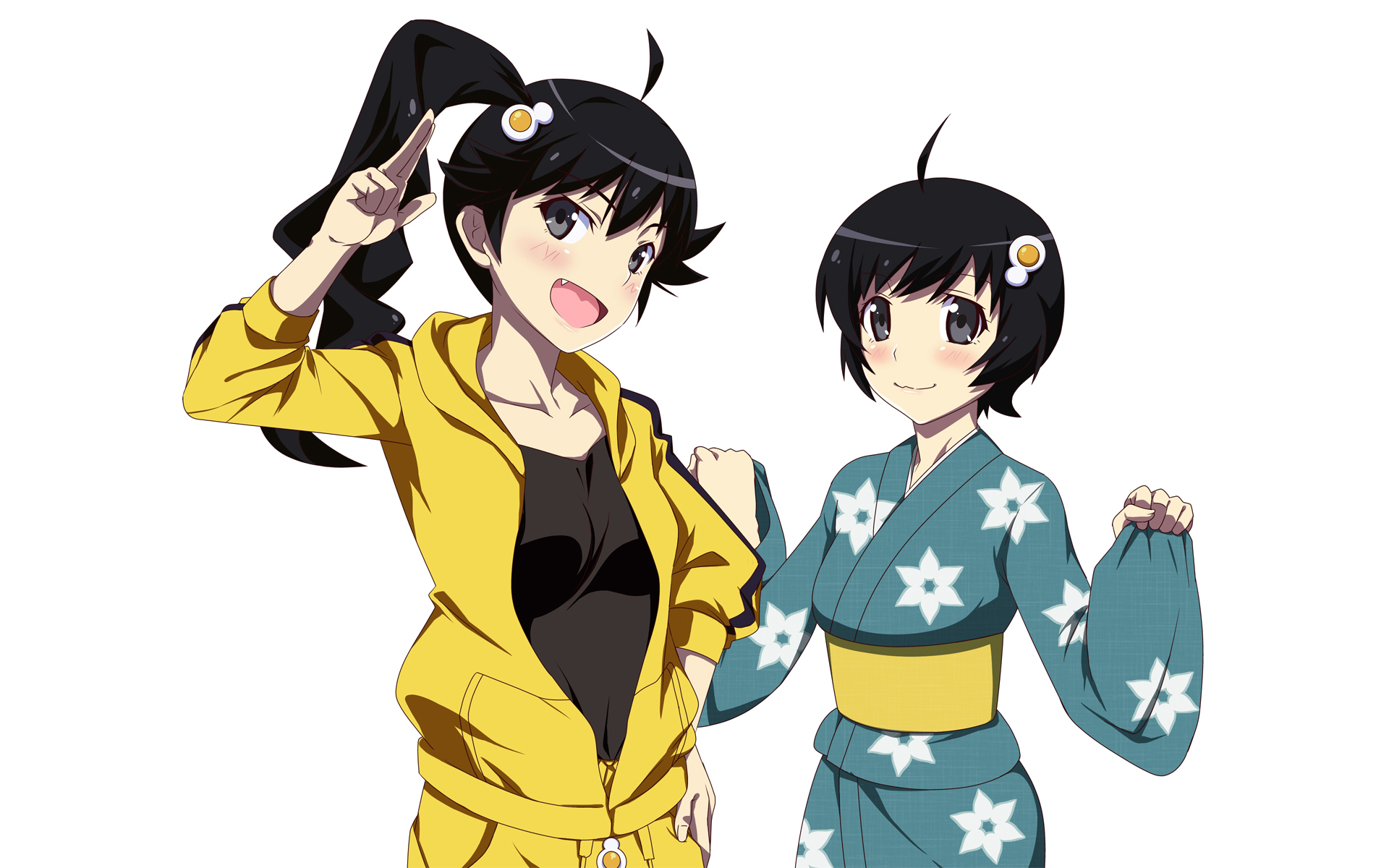 Download Tsukihi Araragi Karen Araragi Anime Monogatari (Series) HD ...