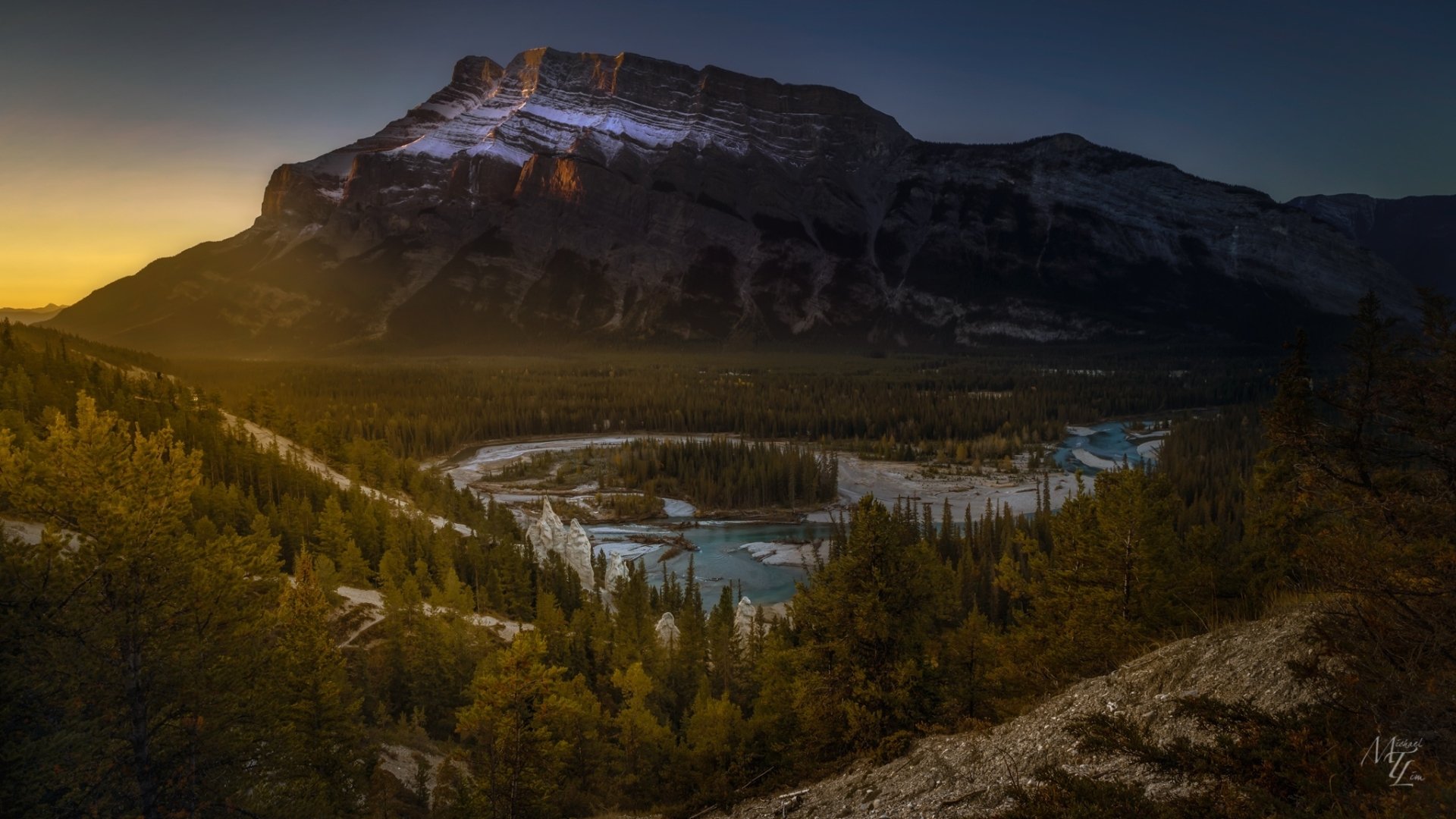 Download Nature Canada Forest Mountain Landscape HD Wallpaper ...