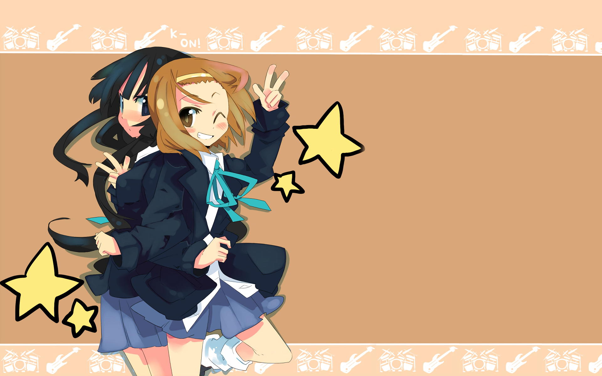 Download Ritsu Tainaka Mio Akiyama Anime K-ON! HD Wallpaper