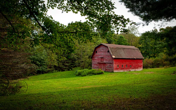 Download Man Made Barn HD Wallpaper