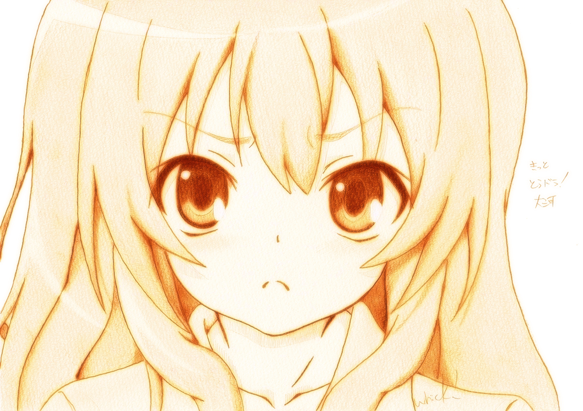 Taiga Aisaka — Toradora! HD Wallpaper: Tiny Tiger Portrait