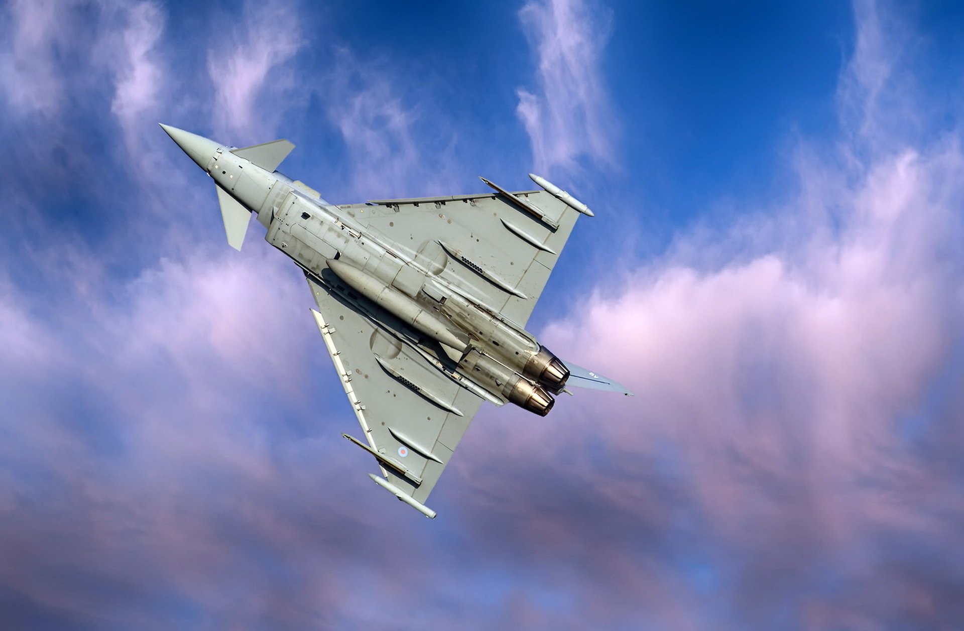 Download Warplane Aircraft Jet Fighter Military Eurofighter Typhoon HD Wallpaper