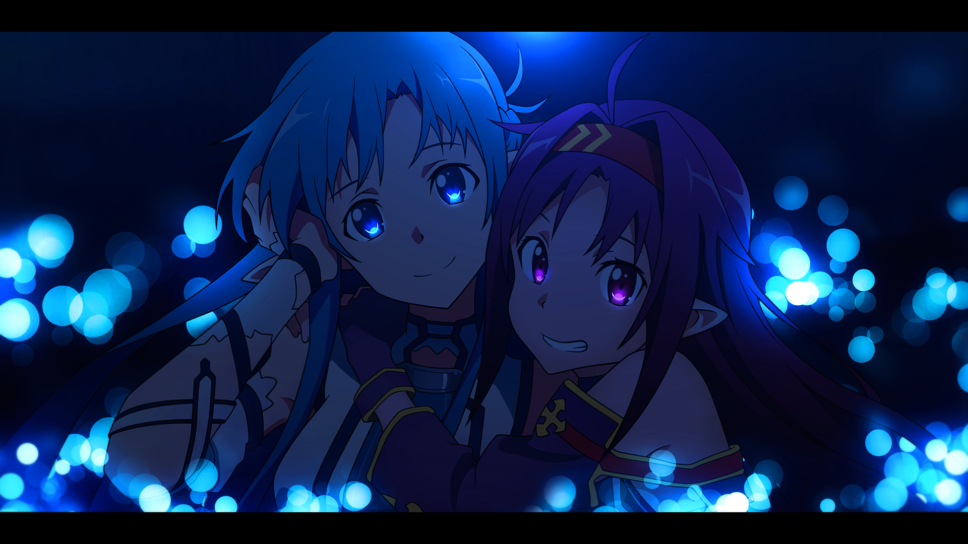 Sword Art Online II HD Wallpaper – Anime Adventure in Luminous Blue Light