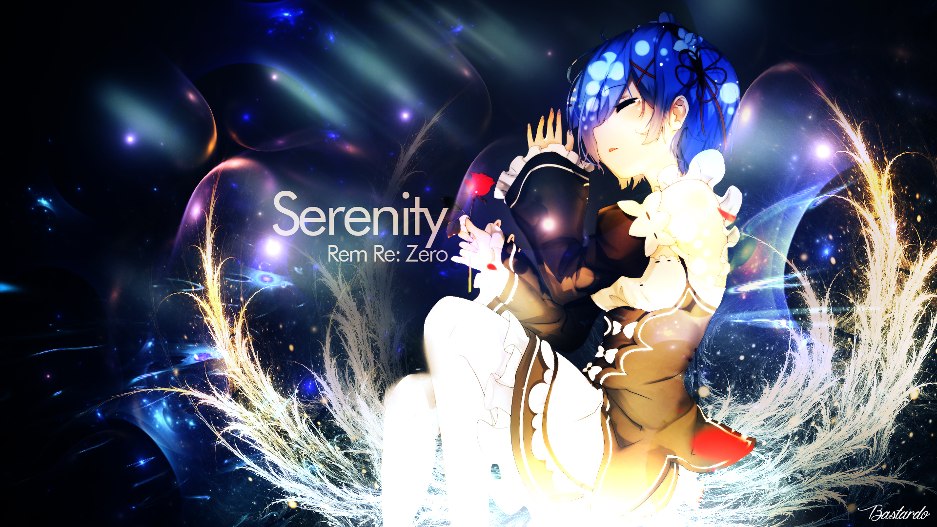 Serenity: HD Wallpaper of Rem from Re:Zero - Starting Life in Another World