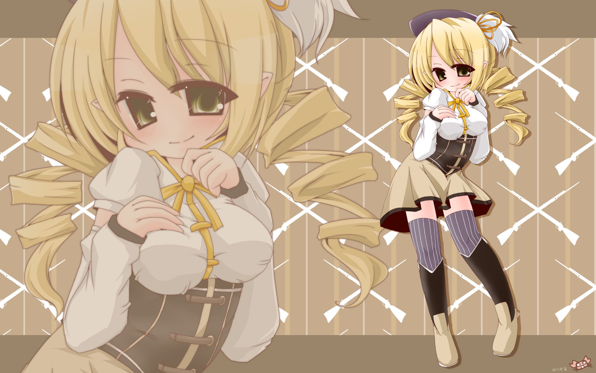 Download Mami Tomoe Anime Puella Magi Madoka Magica HD Wallpaper ...