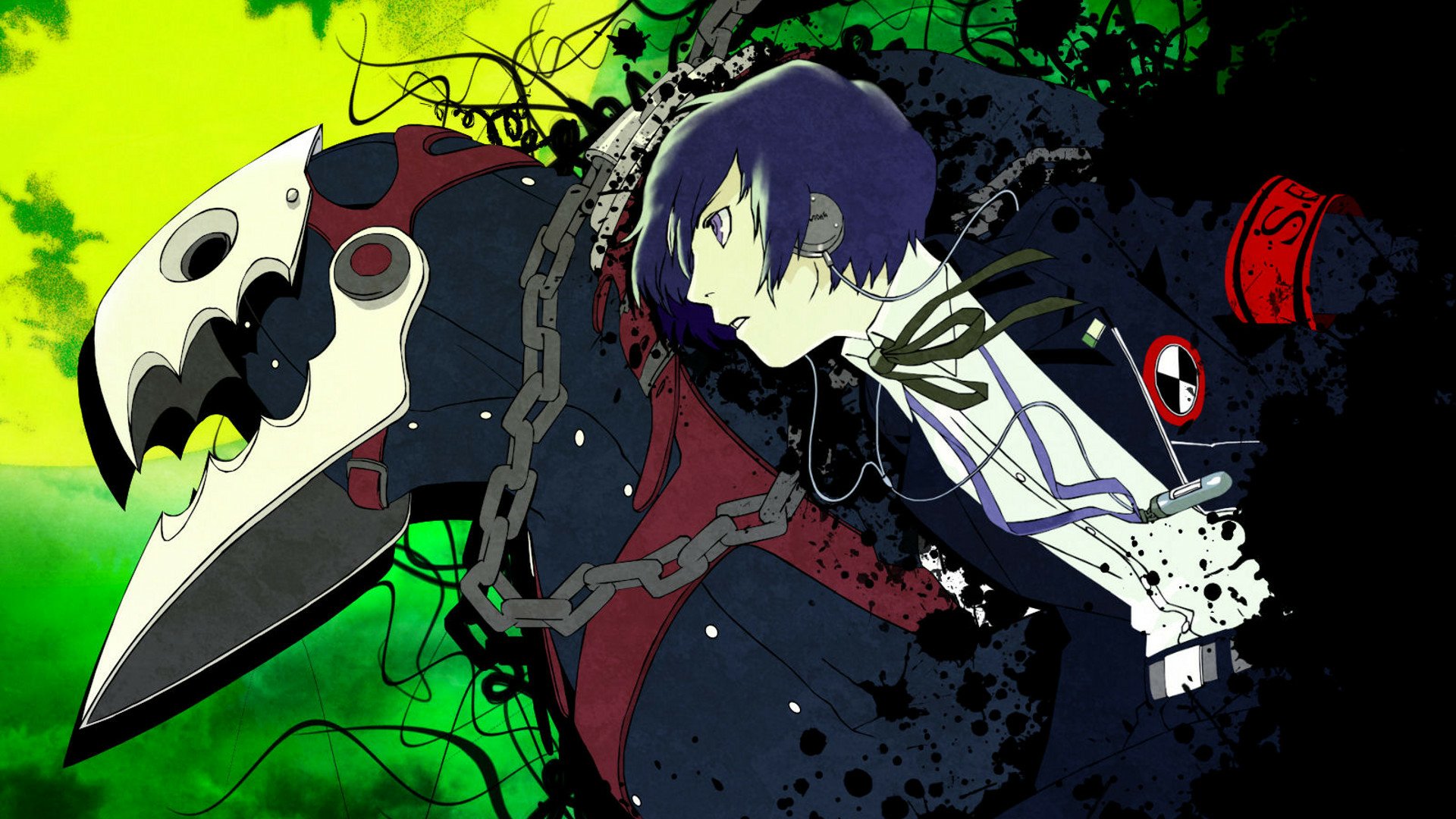 Persona 3 HD Wallpaper: Dynamic Encounter in Vivid Detail