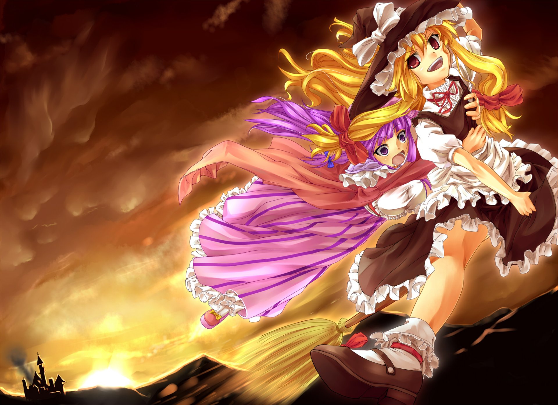 Anime Touhou HD Wallpaper