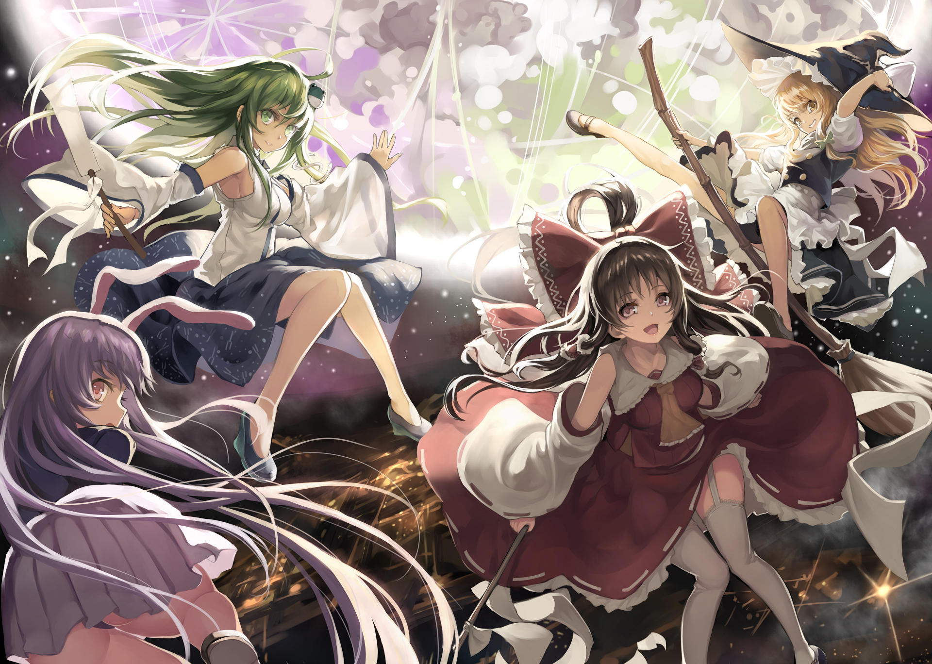 Download Anime Touhou HD Wallpaper