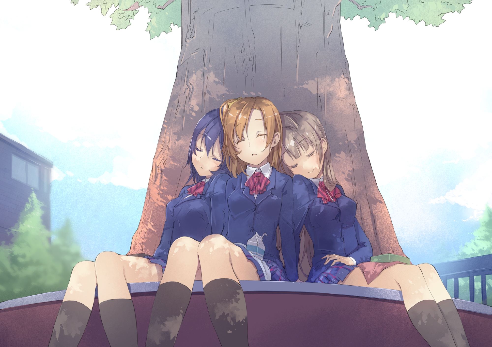 Love Live! Trio: Kotori, Umi & Honoka HD Wallpaper Bliss