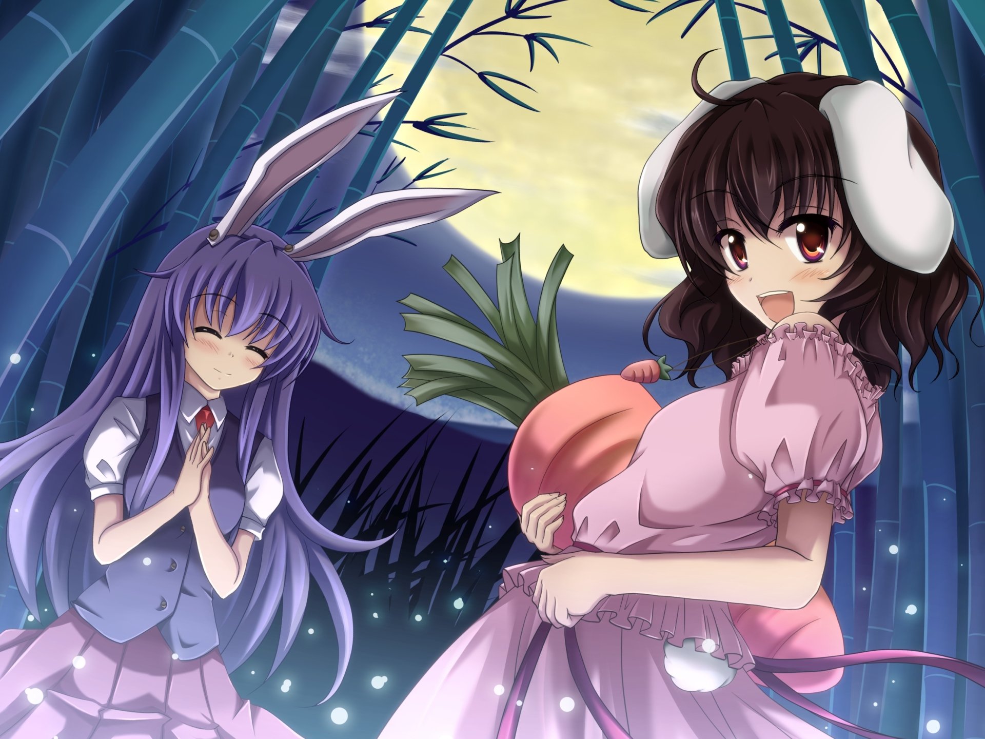 Download Reisen Udongein Inaba Anime Touhou HD Wallpaper | 2600x1950 ...