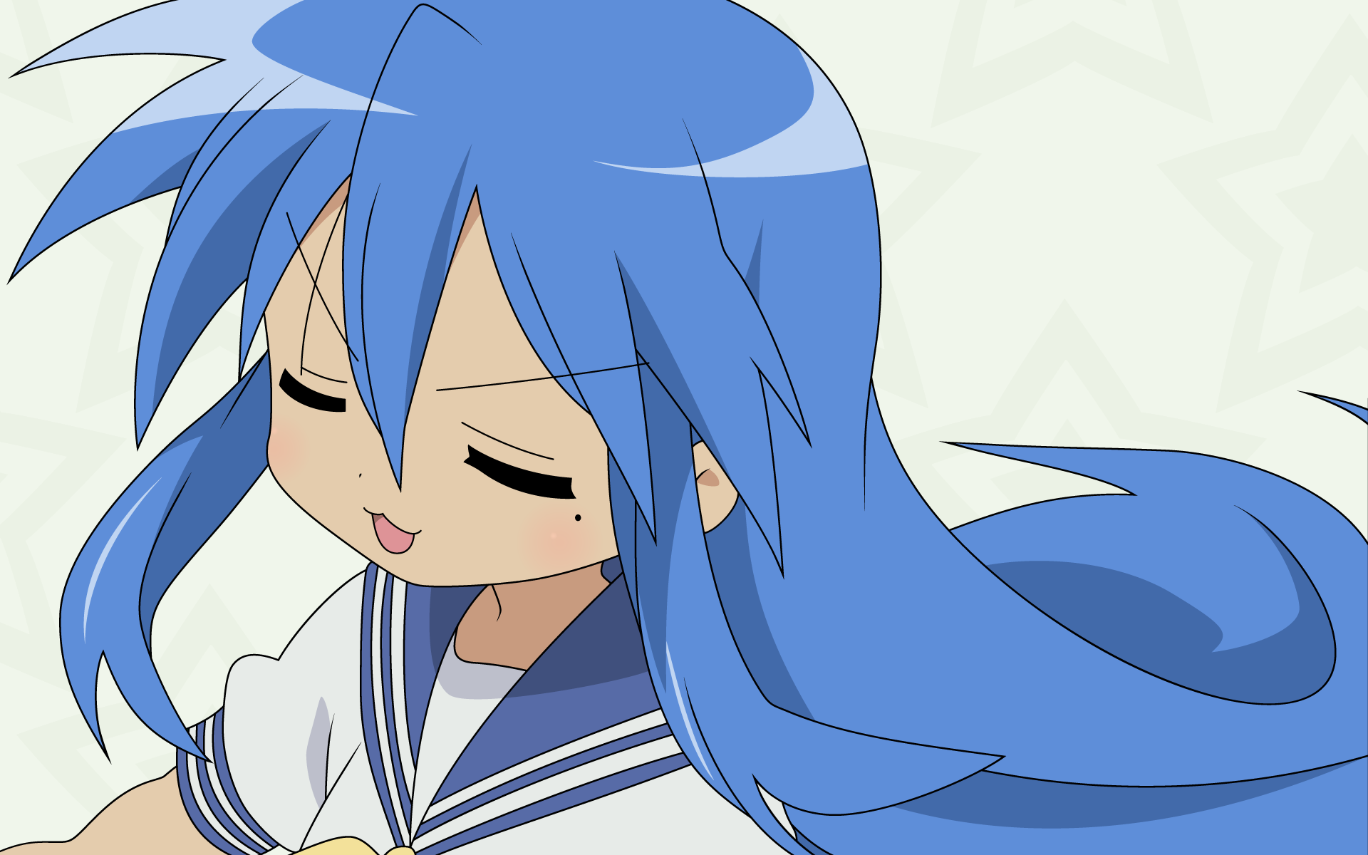 Konata's Blue Breeze — Lucky Star HD Wallpaper | 1920x1200 | Wallpaper ...
