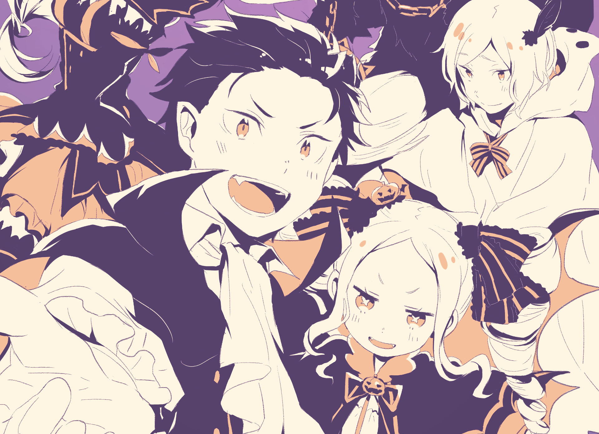 Download Halloween Beatrice (Re:ZERO) Subaru Natsuki Anime Re:Zero ...