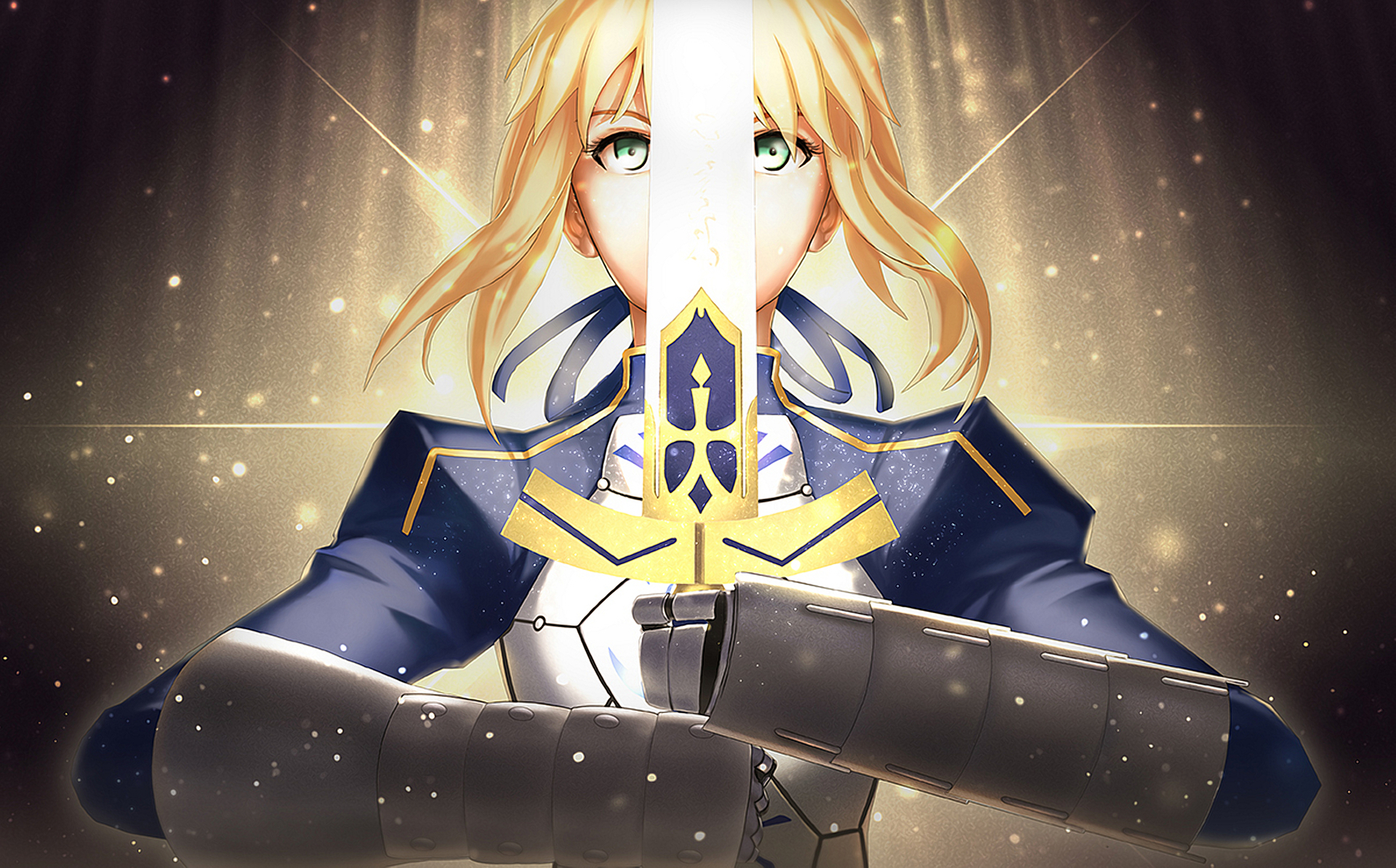 Saber’s Radiant Resolve – HD Fate/Stay Night Anime Wallpaper