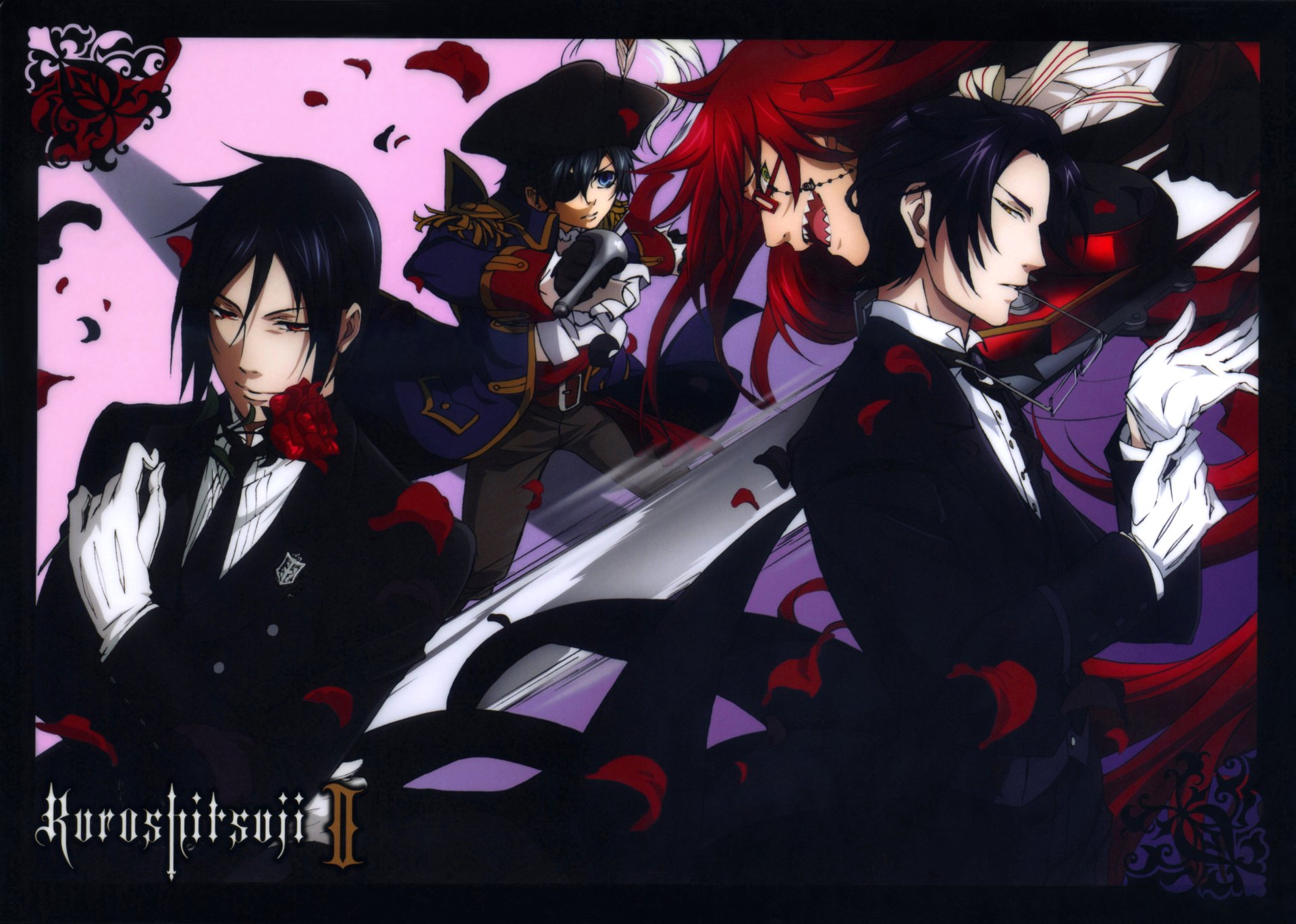 Black Butler 4K Ultra HD Anime Wallpaper: Dark Elegance Unveiled