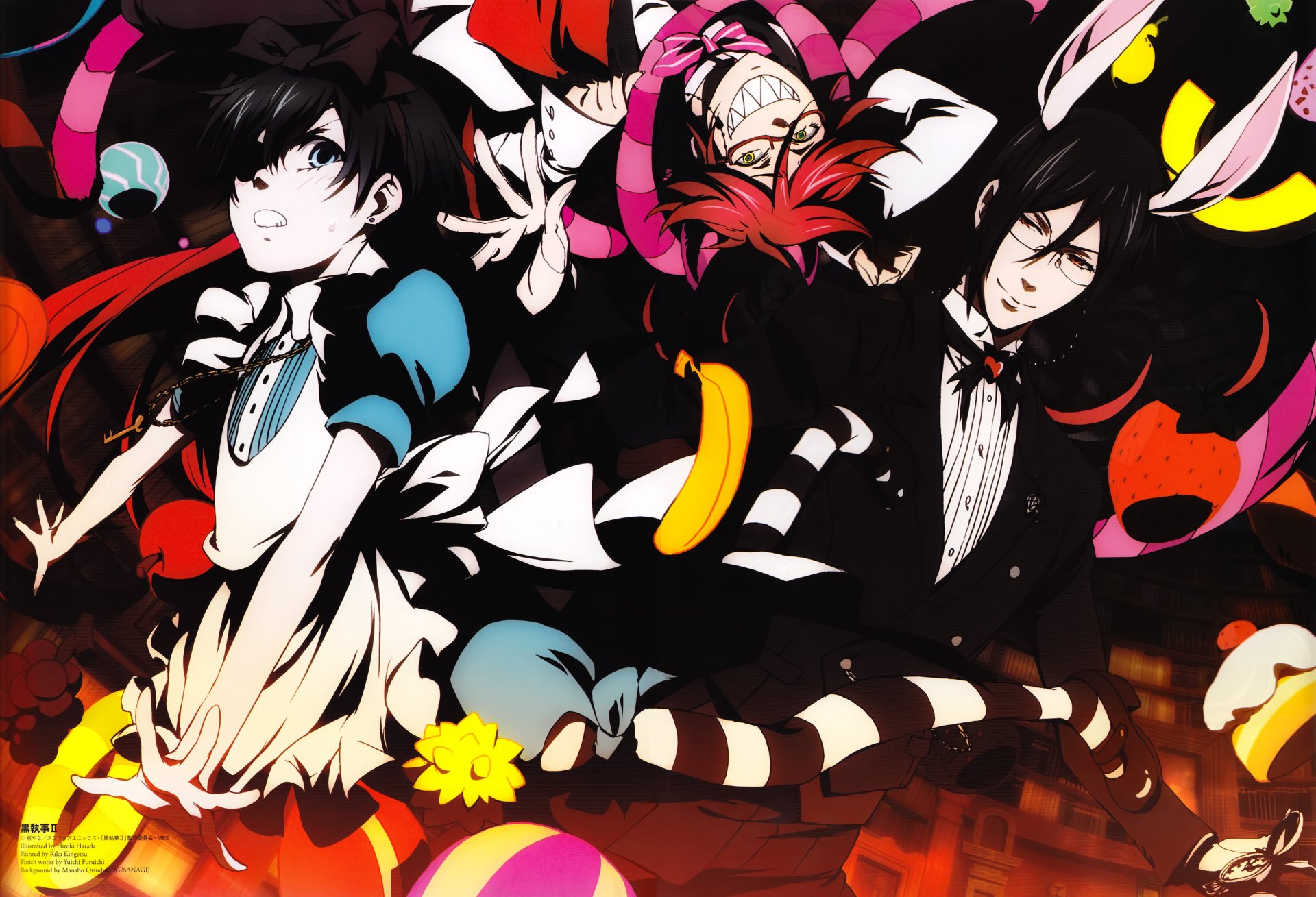 Black Butler — 2K Quad HD: Gothic Tea-Party Anime Wallpaper | 3107x2118 ...