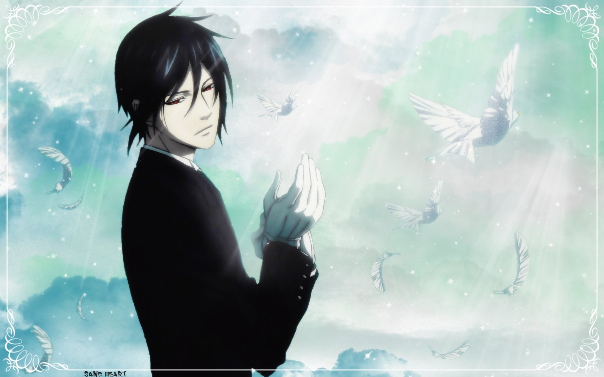 Black Butler HD Anime Wallpaper: Mystical Elegance in Motion