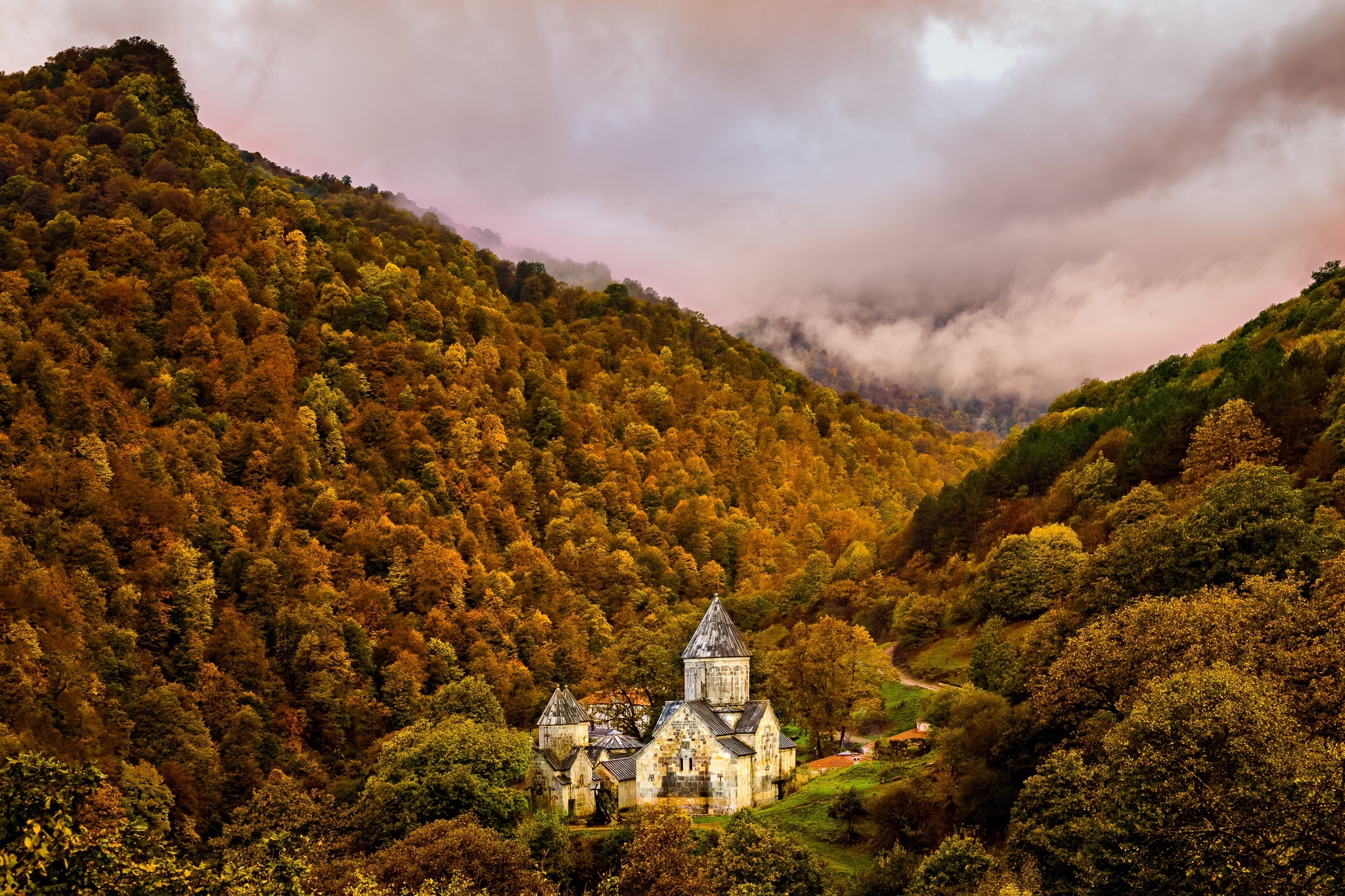 Ruins Forest Church 1440x900