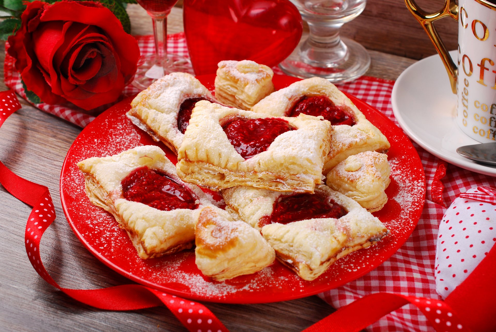 Delightful Jam Pastries: A 4K Ultra HD Still Life Dessert Elegance ...