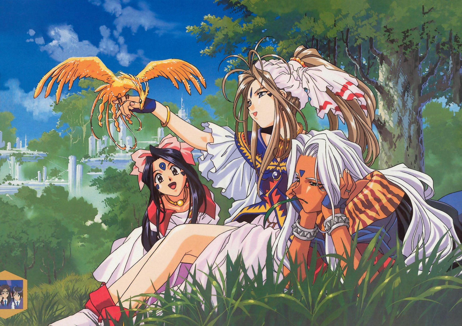 Ah! My Goddess — Celestial Picnic (4K Ultra HD) | 4904x3465 | Wallpaper ...