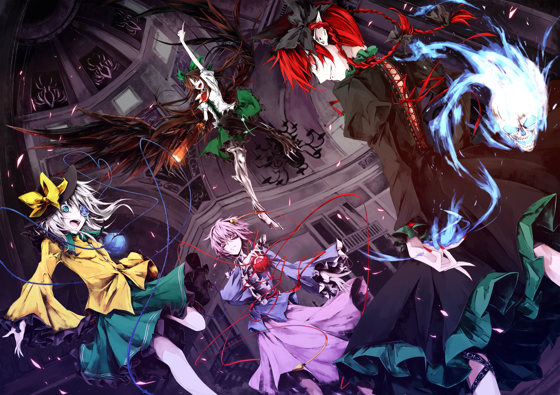 Download Satori Komeiji Rin Kaenbyou Utsuho Reiuji Koishi Komeiji Anime ...