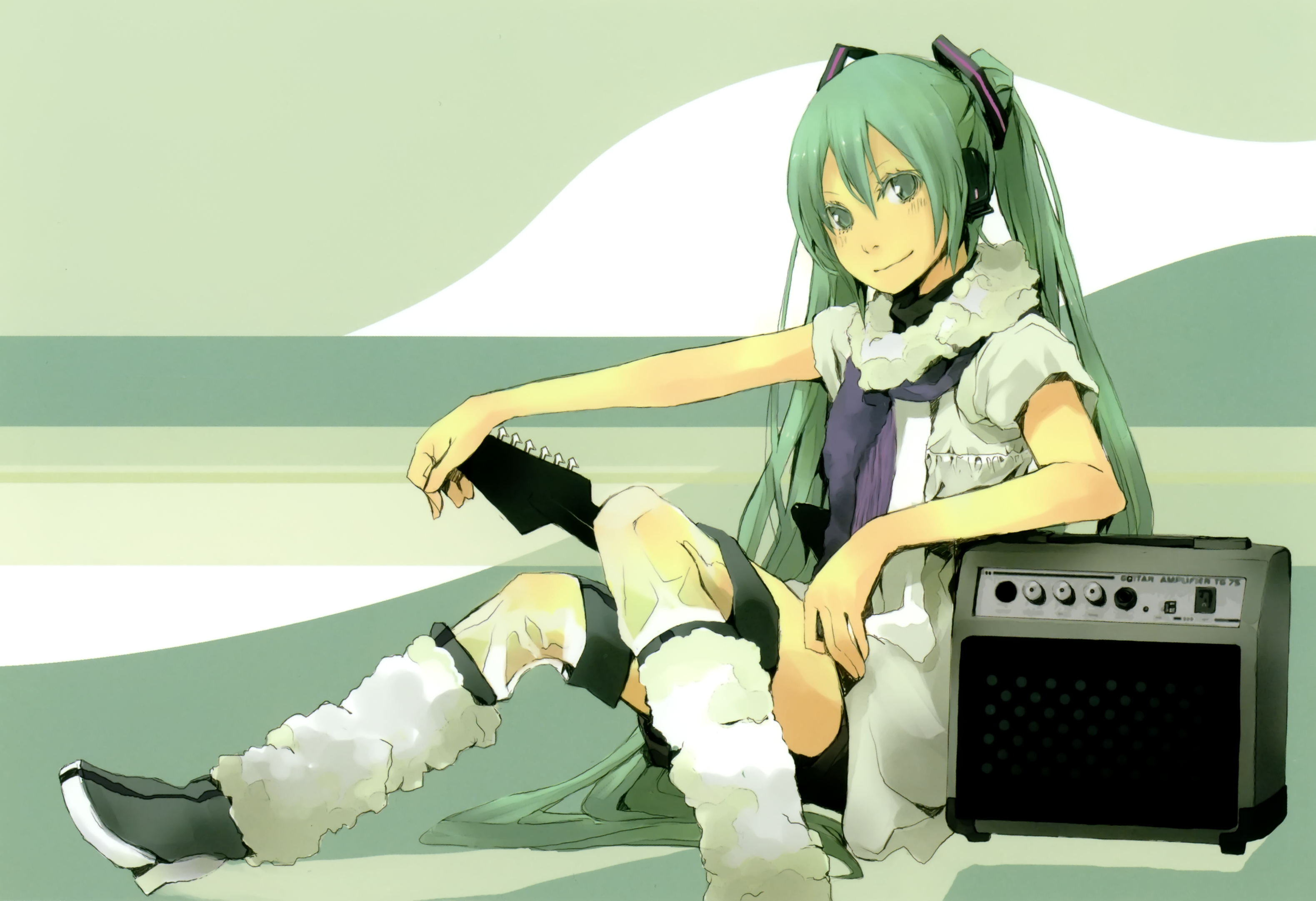 Download Hatsune Miku Anime Vocaloid HD Wallpaper