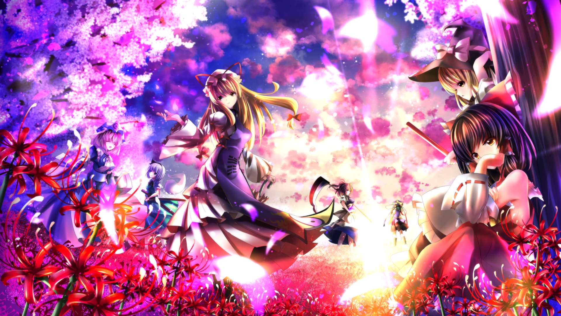 Download Youmu Konpaku Yuyuko Saigyouji Yukari Yakumo Marisa Kirisame ...