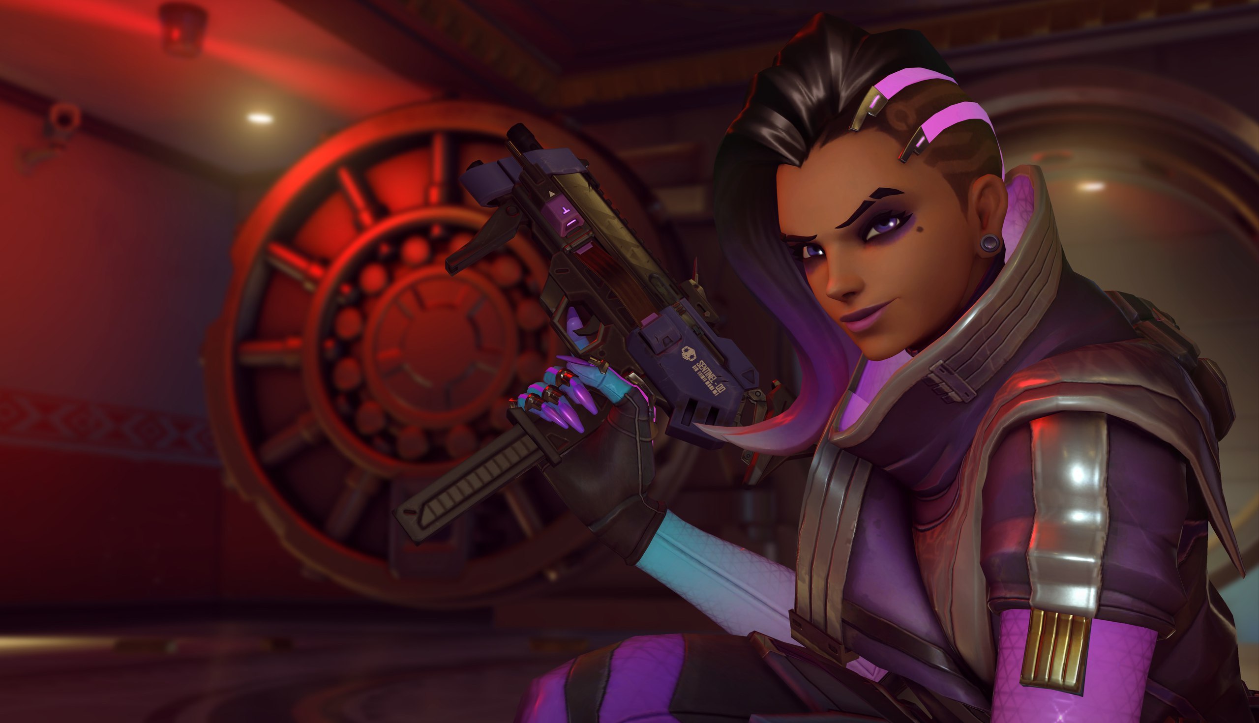 Download Sombra (Overwatch) Video Game Overwatch HD Wallpaper