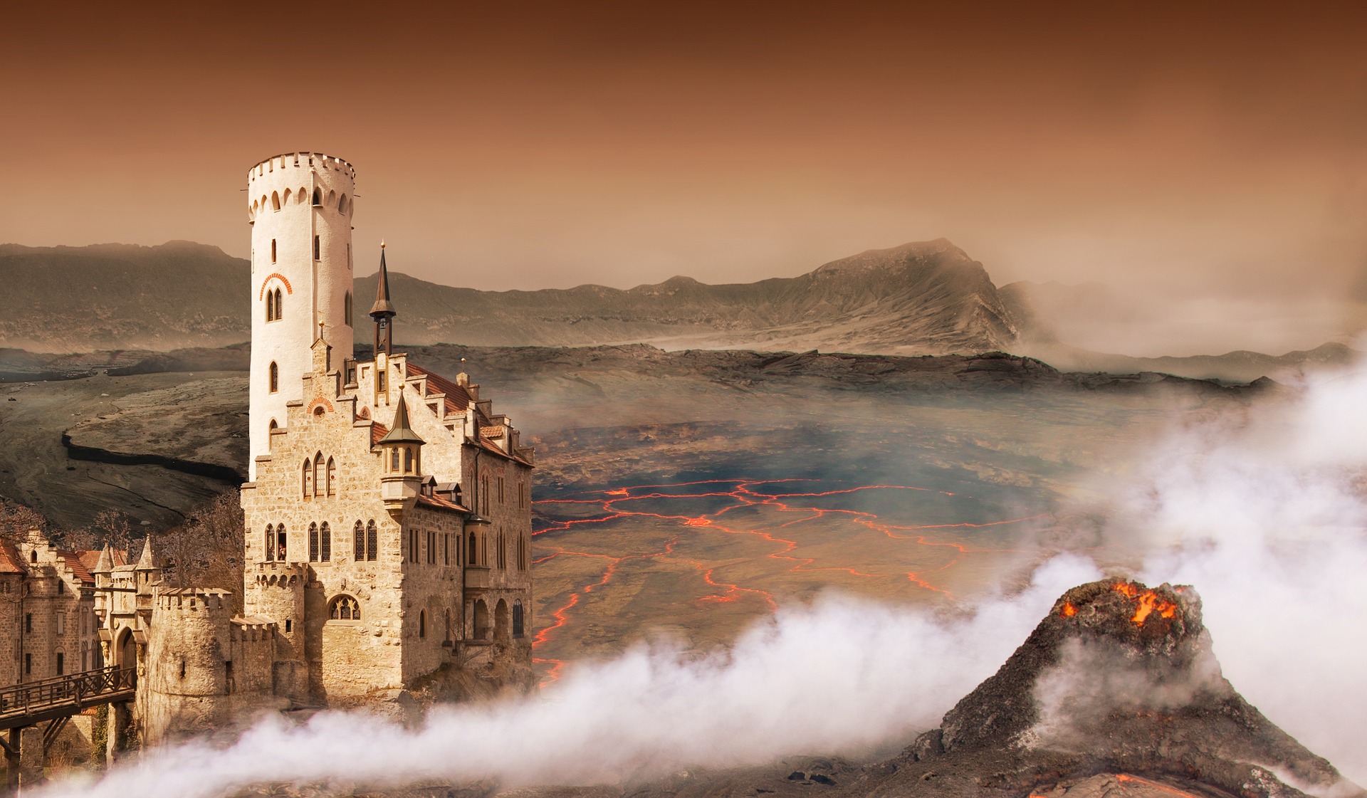 Download Fantasy Castle HD Wallpaper