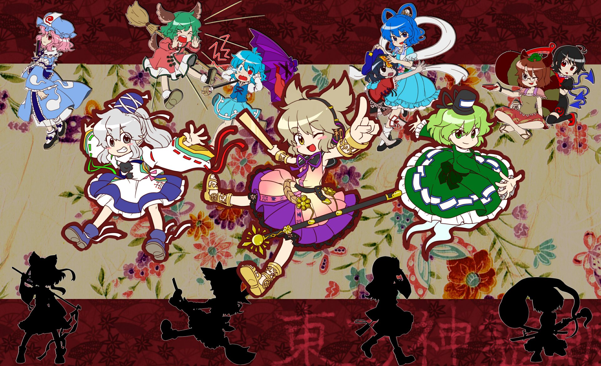 Download Anime Touhou HD Wallpaper