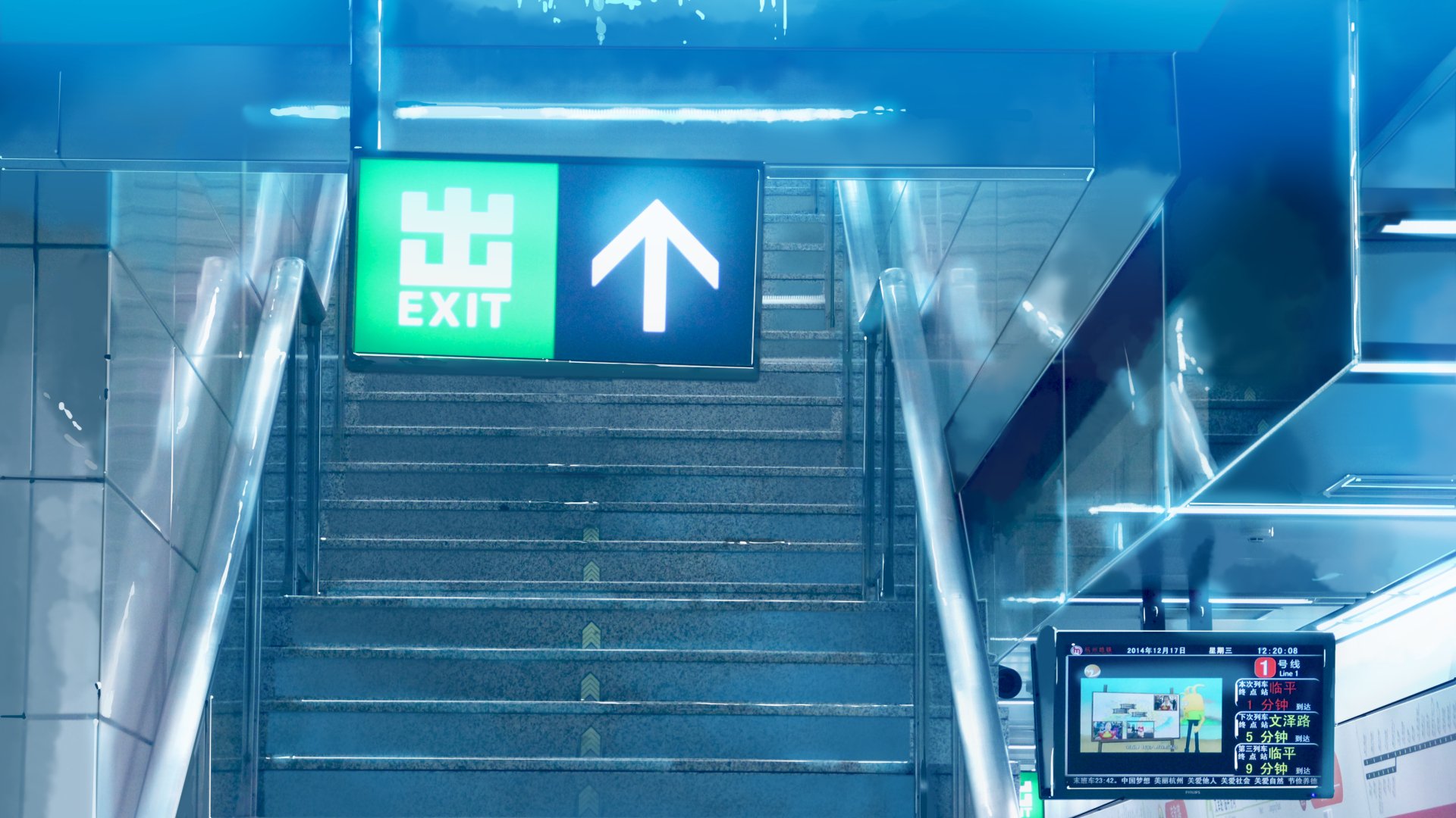 Original Anime Escape: HD Wallpaper Journey Ahead by 近衛曦晨晨 | 3543x1993 ...