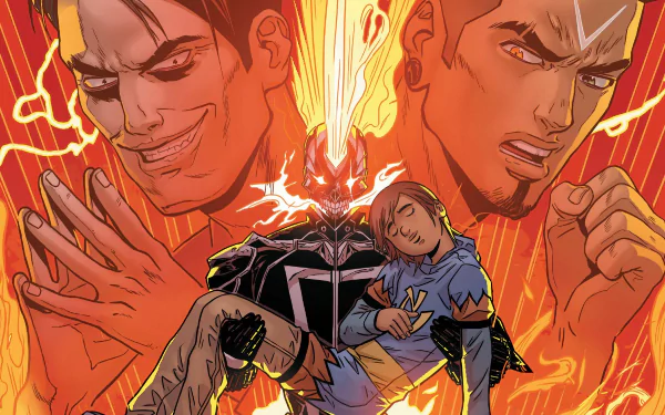 Robbie Reyes as Ghost Rider - Stunning 4K Ultra HD Wallpaper