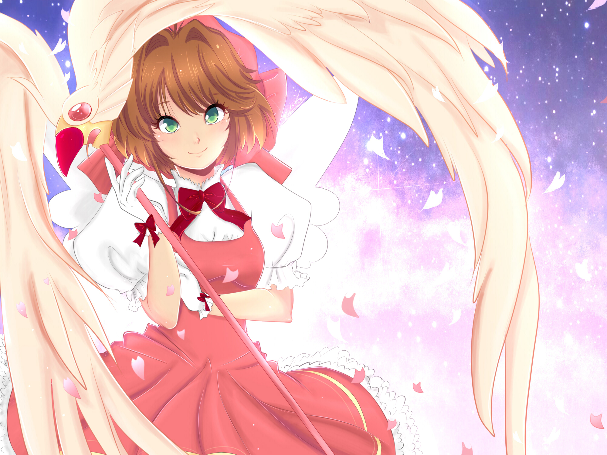 Download Sakura Kinomoto Anime Cardcaptor Sakura HD Wallpaper