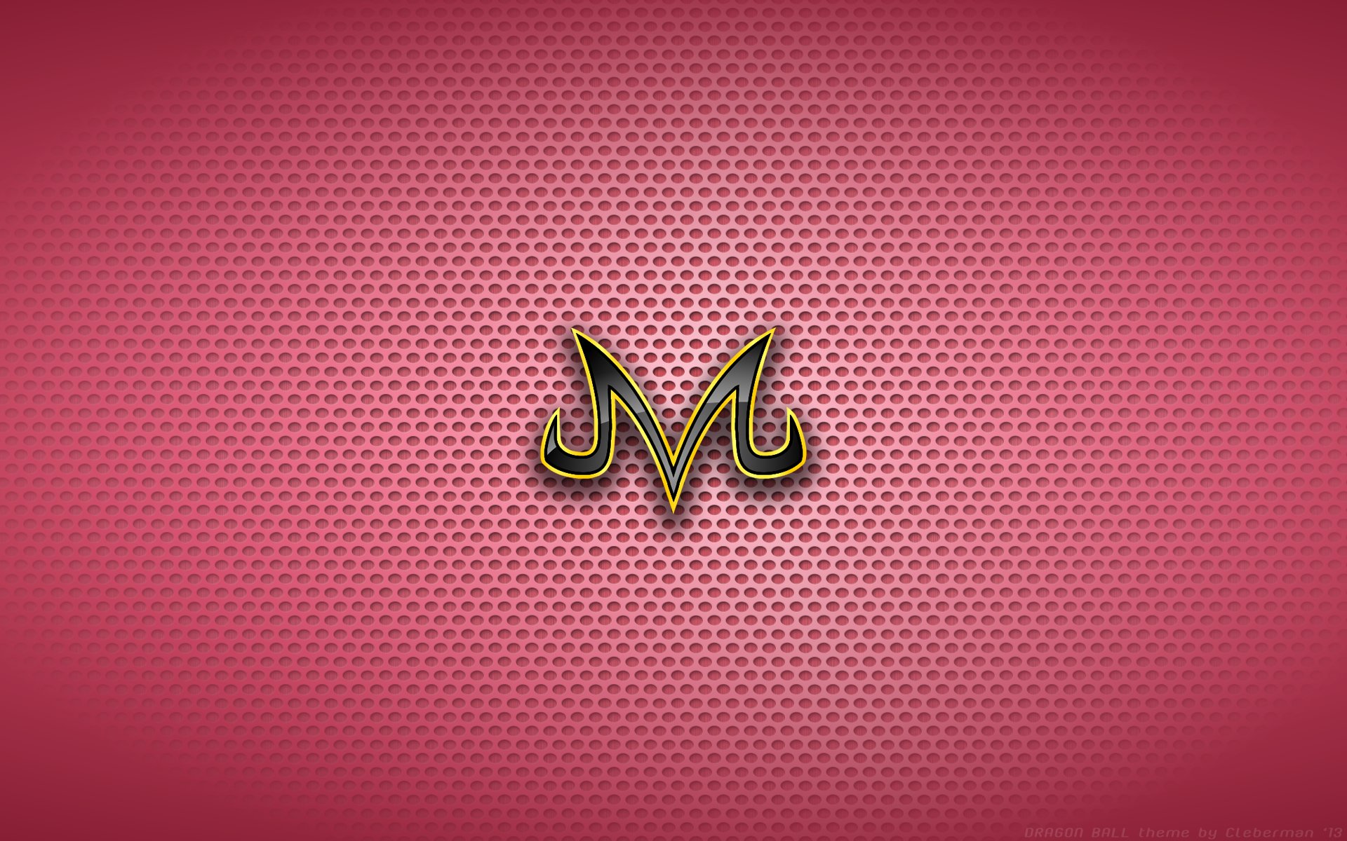 Dragon Ball Z HD Wallpaper: Iconic Majin Symbol Spotlight by Kalangozilla