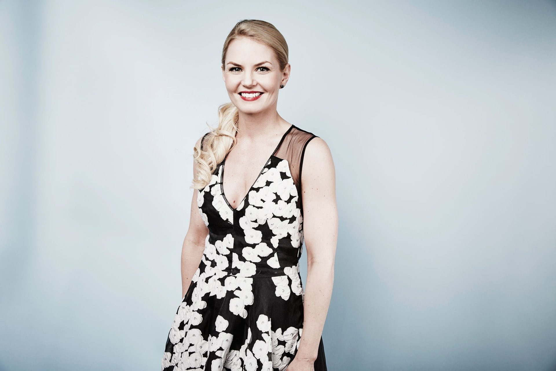 Download Lipstick Dress Blonde Smile Actress Celebrity Jennifer ...