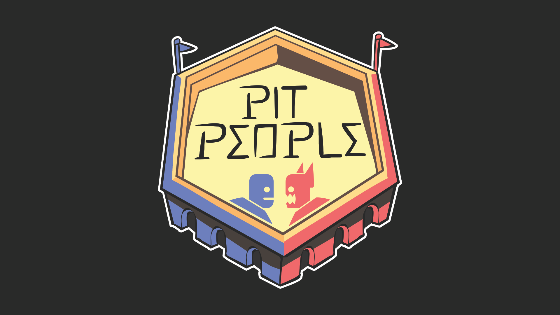 Pit People Game Logo HD Wallpaper